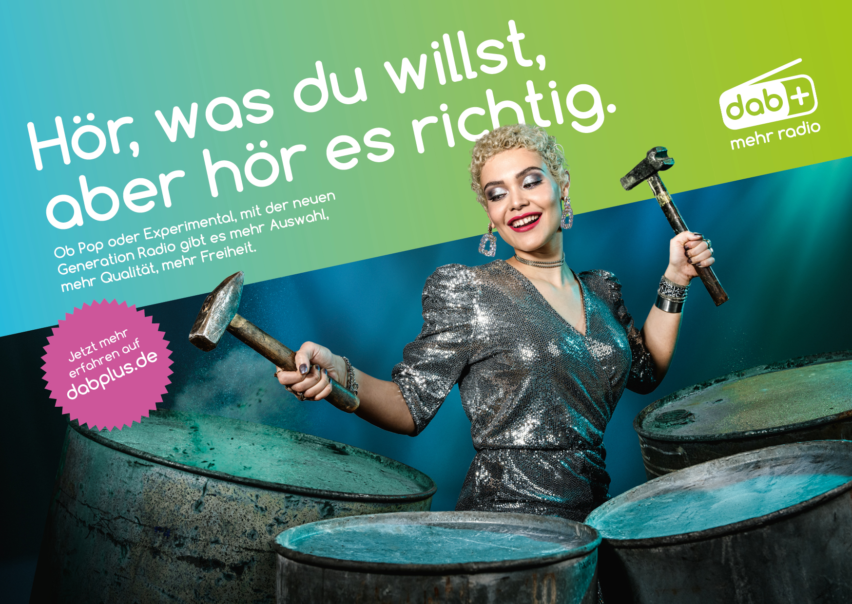 Für Händler, Hersteller, Radiosender - DAB+ Infomaterial