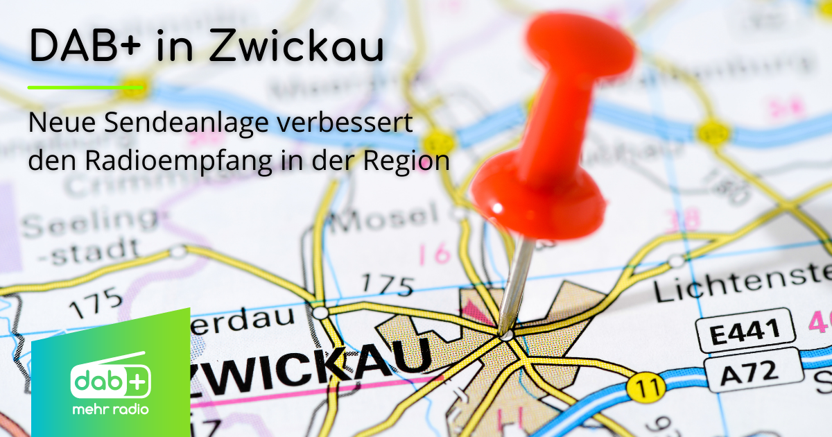 DAB+ in Sachsen: Besserer Radioempfang rund um Zwickau